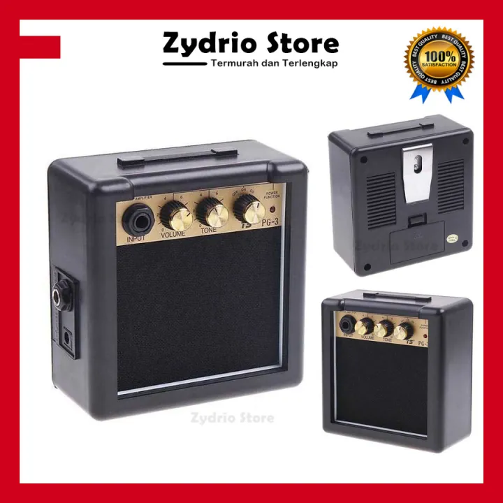 Mini Amplifier PG-3 3W for Electric Guitar Speaker Amp Gitar Listrik ...