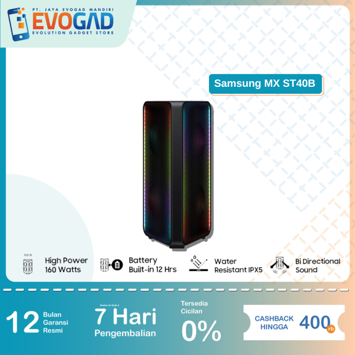 Samsung MX ST40B Sound Tower | High Power 160 Watts | Garansi Resmi | Lazada Indonesia
