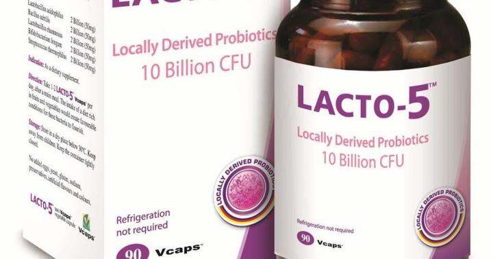 Lacto-5 PROBIOTICS 10 Billion CFU 90s | Lazada