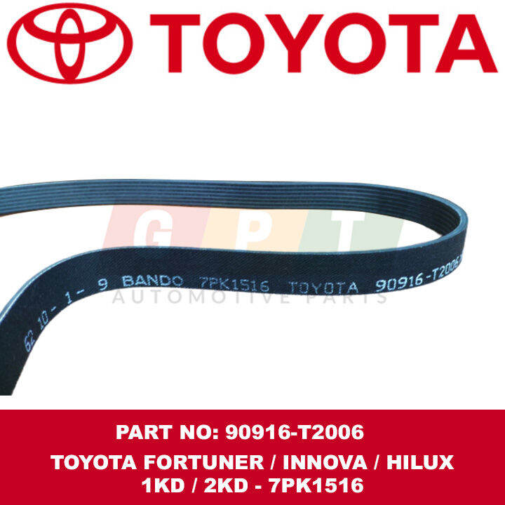 Alternator Drive Belt 90916-T2006 used for TOYOTA Innova / Fortuner ...