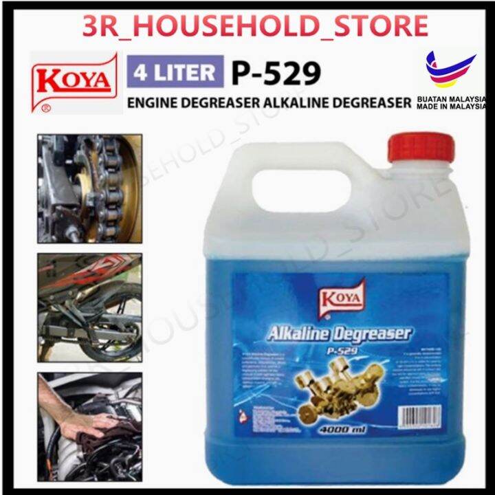 KOYA P-529 Alkaline Degreaser 碱性去油污剂 @500ML @4000ML-4L P529 | Lazada