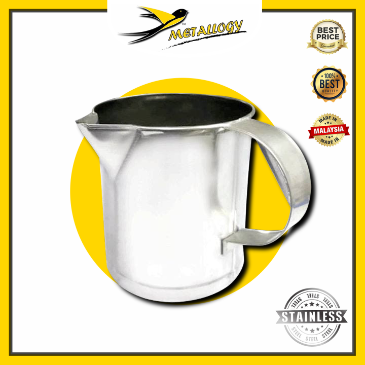 Metallogy 1.5 Litre Stainless Steel Mug/Cawan Besi / Hot Coffee Milk ...