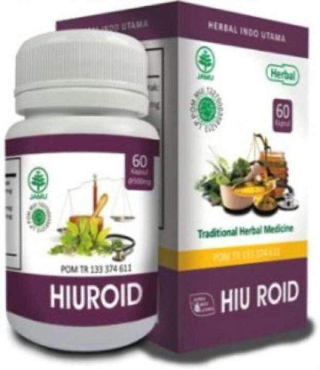 Obat Jamu Wasir Herbal Hiu Roid Solusi Wasir Tanpa Lama 60 kapsul ...