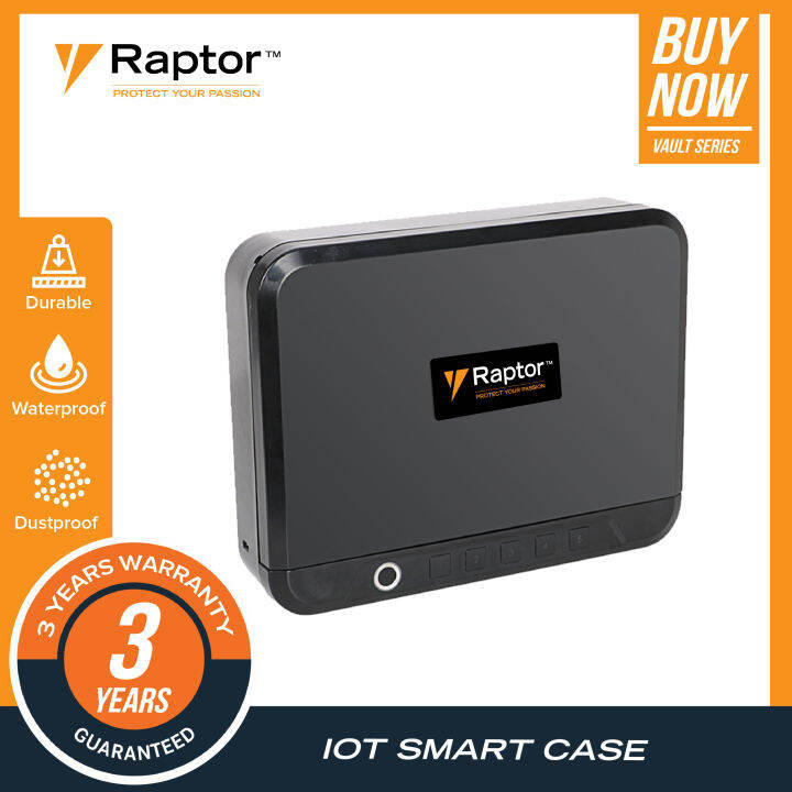 Raptor Vault Series: IOT Smart Case with Fingerprint and Biometric for ...