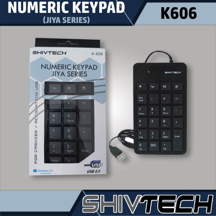 Shivtech K606 Numeric Keypad (Jiya Series) | Lazada PH