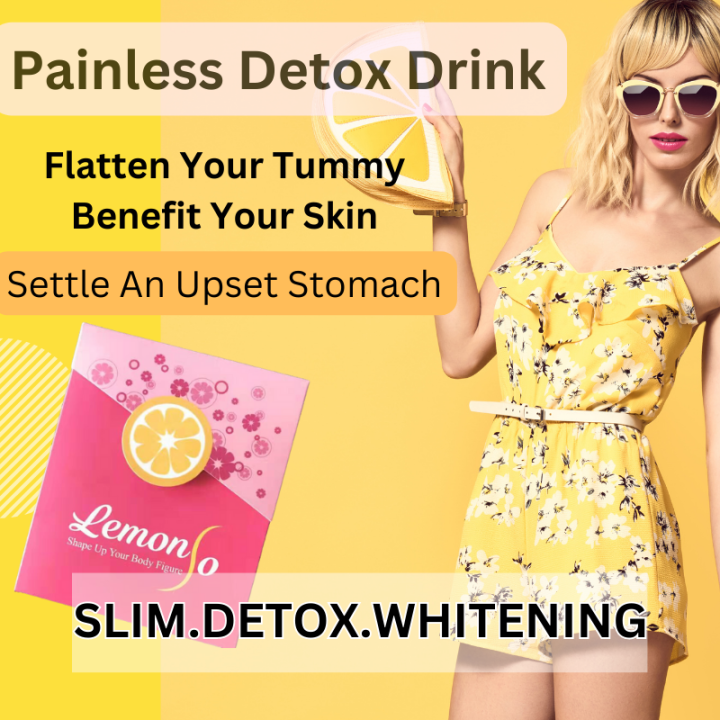 Lemon Detox Slim High Fiber Fruit Drink With Probiotic Added Solve ...