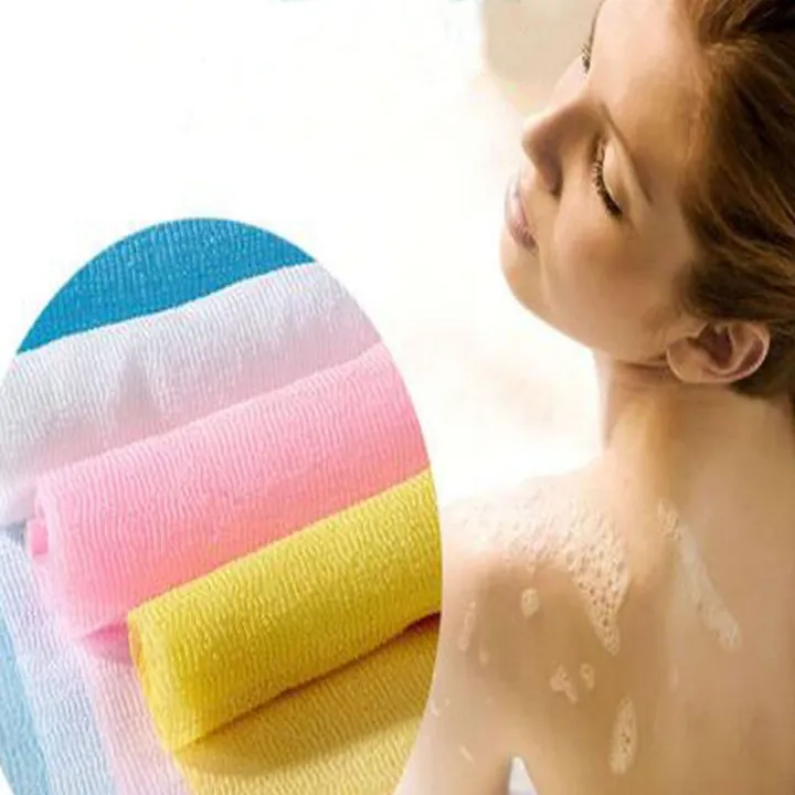 XINYANNI Soap Nylon Body Exfoliate Puff Towel Nylon Wash Cloth Mesh ...