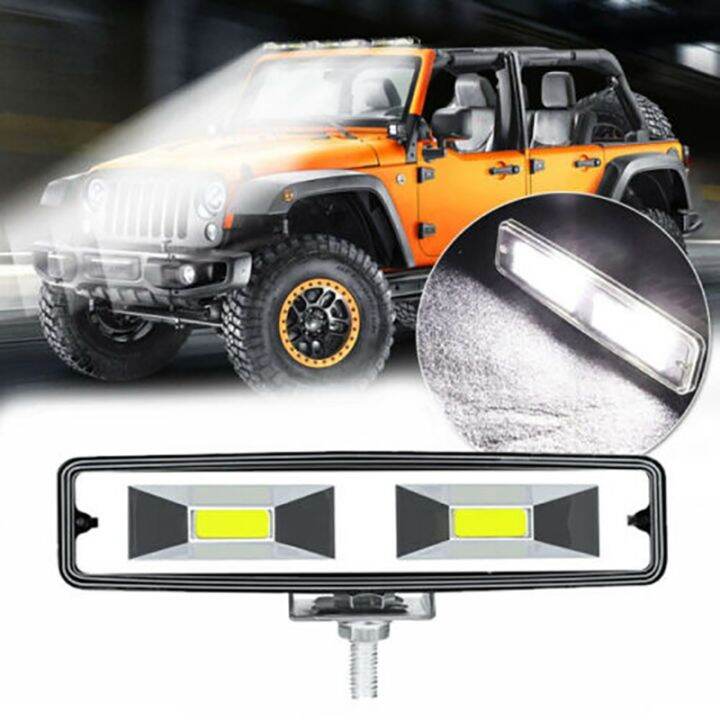 1PC 6 inch Led Light Bar Offroad Spot Work Light 48W Barre Led Working ...