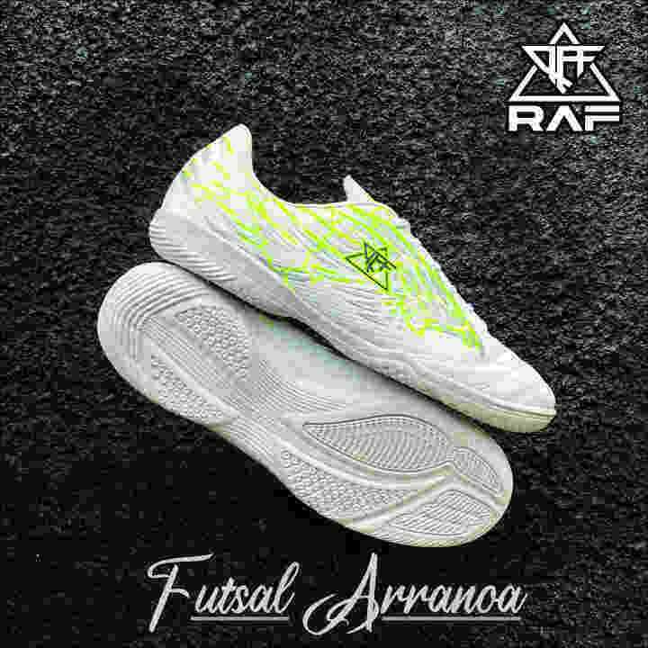 Sepatu Futsal RAF White GREEN ARRANOA LS Dewasa" | Lazada Indonesia