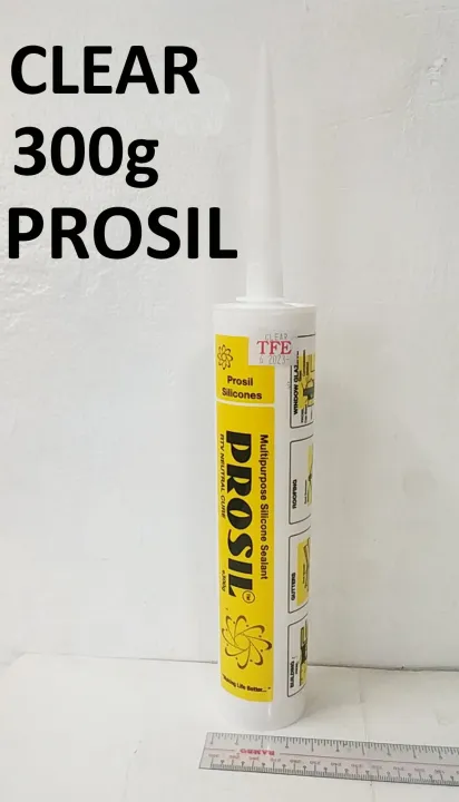 PROSIL SILICONE SEALANT MULTI PURPOSE CLEAR 300GRAMS ...
