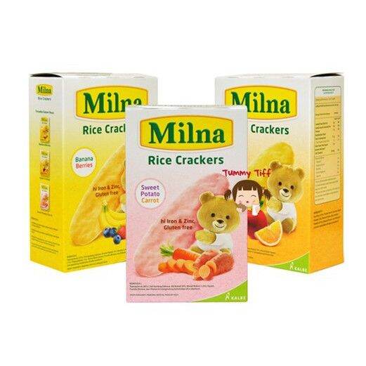 Milna Rice Cracker / Milna Rice cracker / yummybites / snack bayi yummy ...