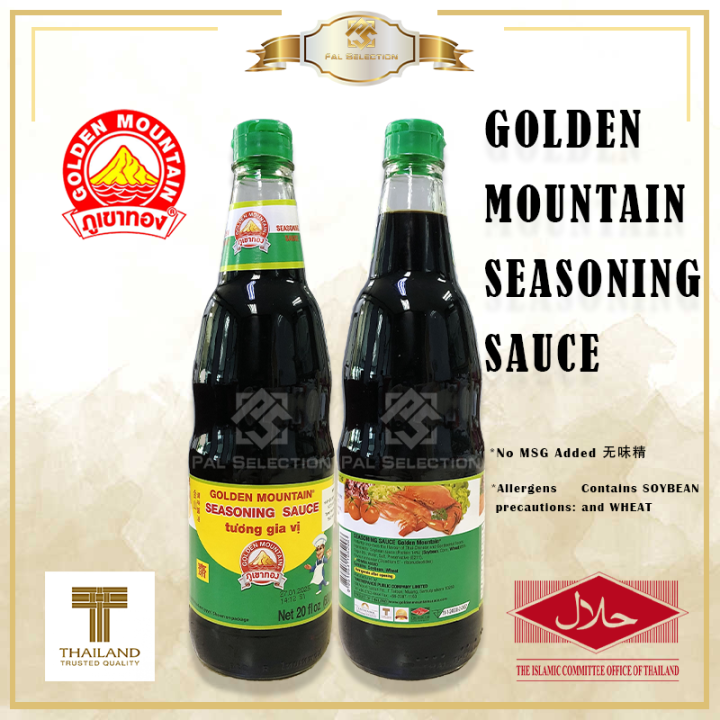 Kicap Bukit Emas Sos Perencah Sos Perasa Thailand 600ml Golden Mountain ...