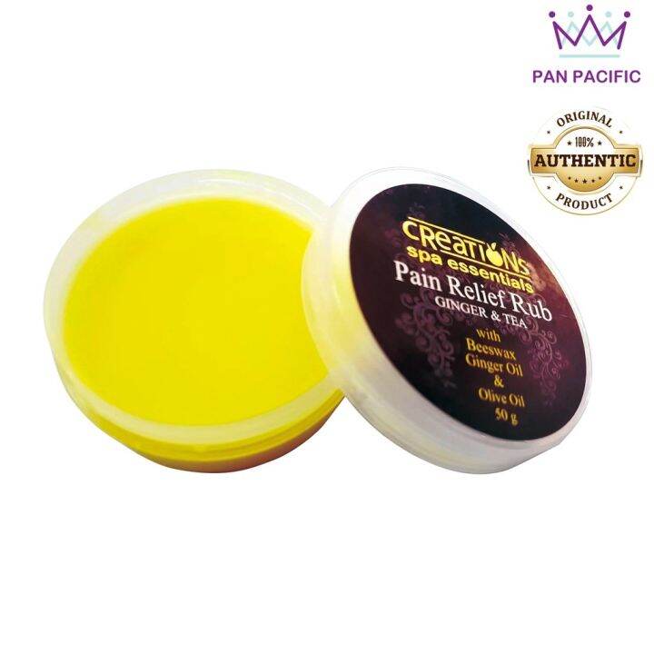 Creations Spa Essentials Pain Relief Rub Ginger Tea (Yellow) | Lazada PH