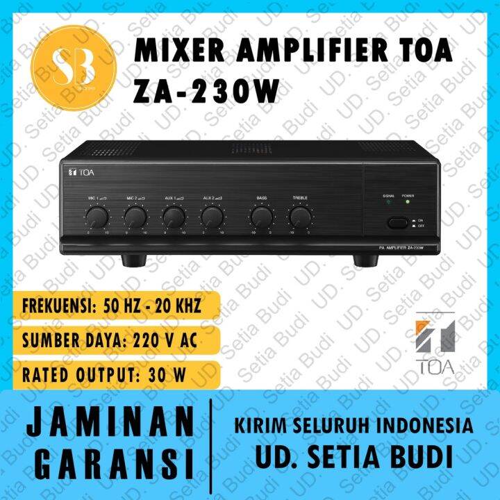 TOA Mixer Amplifier ZA-230W Asli dan Bergaransi | Lazada Indonesia