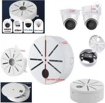 P CCTV Circle Holder Hidden Cable Base Box Dome Ceiling Hoisting Mount ...