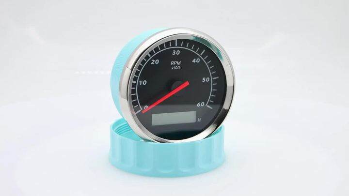 3000RPM 4000RPM 7000RPM 8000RPM Tachometer 85MM Tacho Gauge พร้อม LCD ...