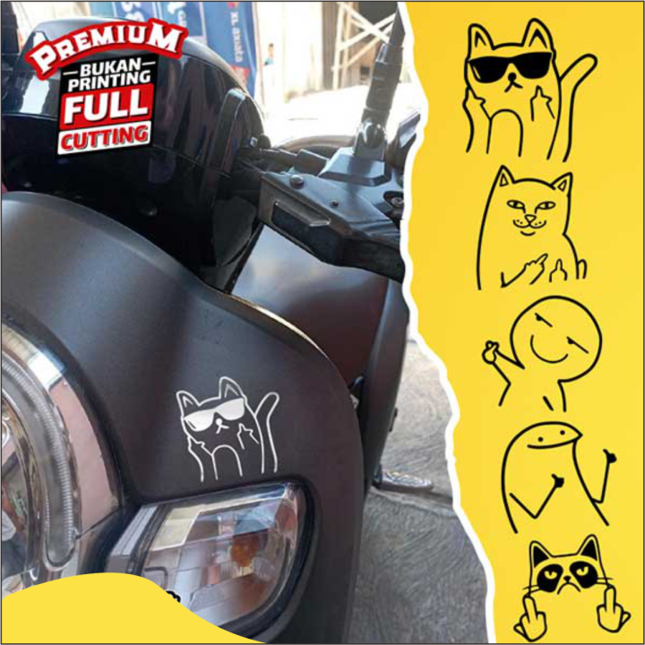 Stiker Emoji Jari Tengah v2 Sticker Middle Fingers v2 Stiker Middle ...