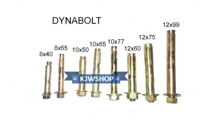 Dynabolt 8x65 Baut Tanam Tembok Dina bolt M8 Dinabolt 8 x 65 Bracket | Lazada Indonesia