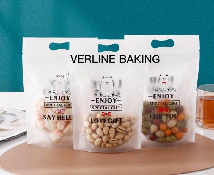 10 PCS STANDING POUCH KEMASAN COOKIES KEMASAN PERMEN KEMASAN KRIPIK ...