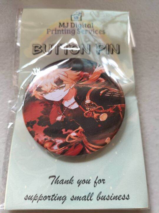 Genshin Impact Character Button Pins - Thoma | Lazada PH