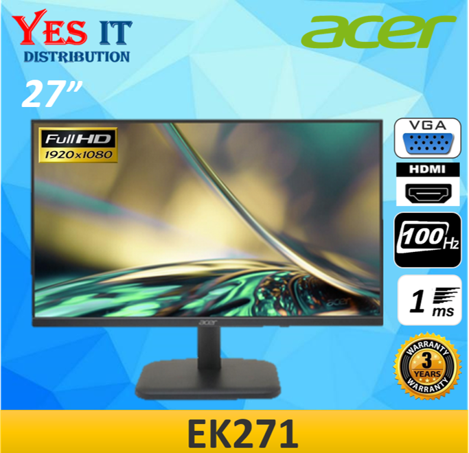 ACER EK271 27" IPS FHD 1920x1080 100Hz 1ms / EB321HQA 31.5" IPS ...