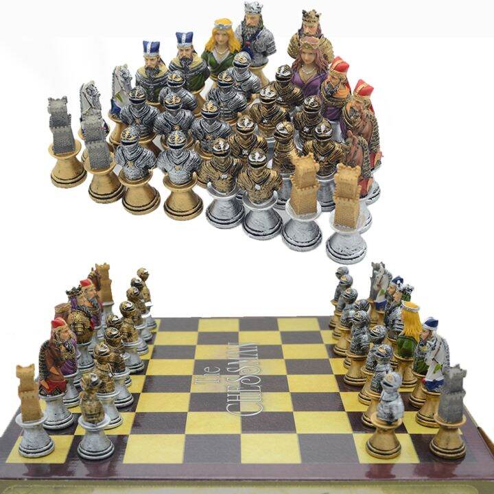 Medieval Samurai Bust Chess Character Theme Knight Educational Toy ...
