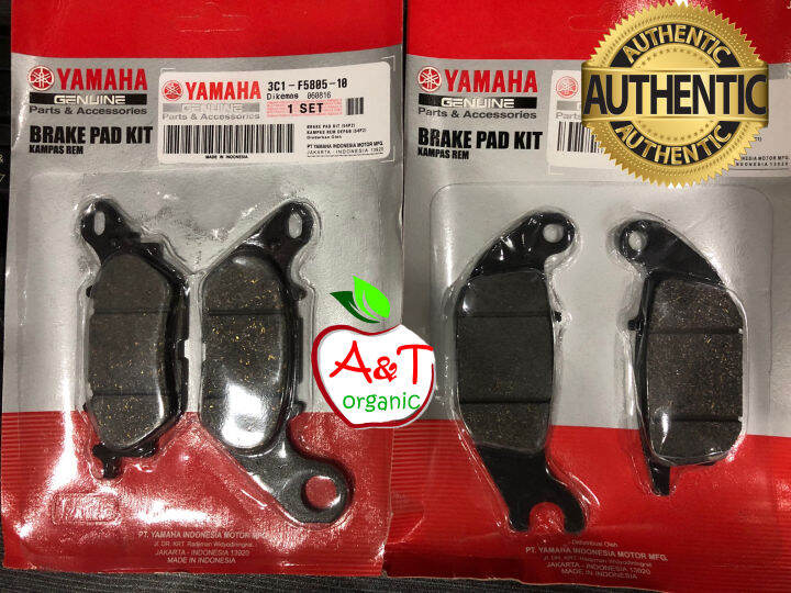 Tfx set - Genuine Yamaha Brake Pad 3c1+50c Front & rear set for Tfx 150 ...
