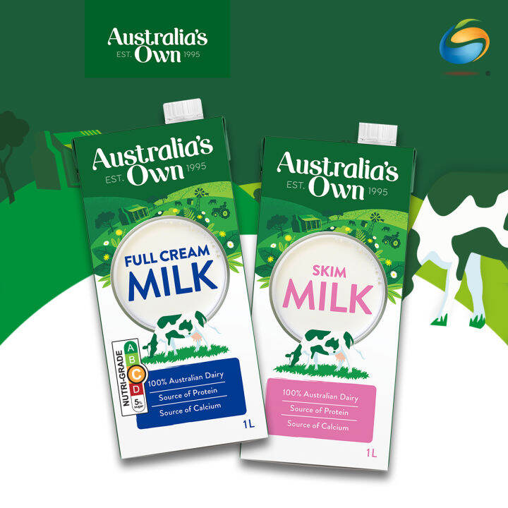 Australia's Own Dairy Milk (Full Cream Milk , Low Fat Milk , Skim Milk ...
