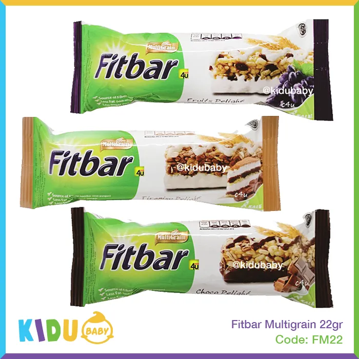 Fitbar Multigrain 22gr Snack Cemilan Makanan Sehat Kidu Baby | Lazada ...