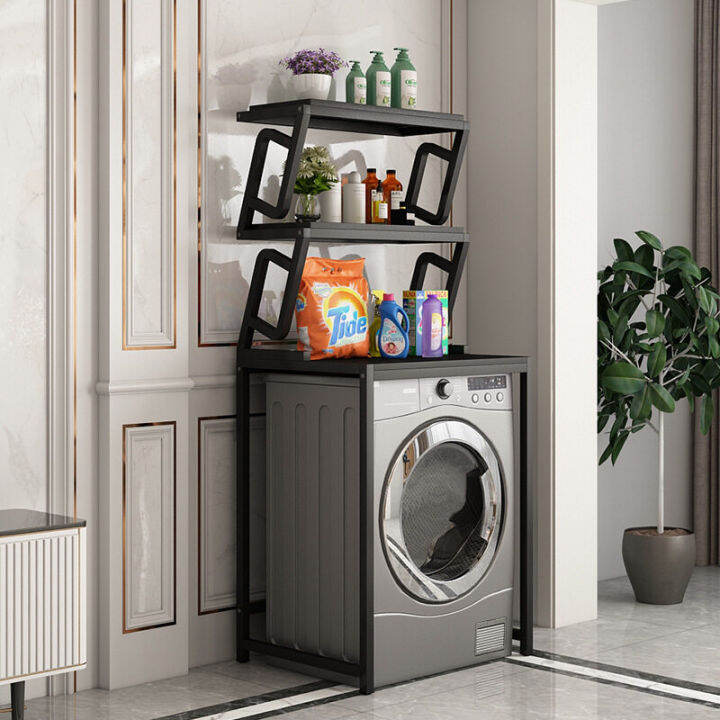 Washing Machine Rack Bathroom Shelf Storage Cabinet Balcony Washing ...