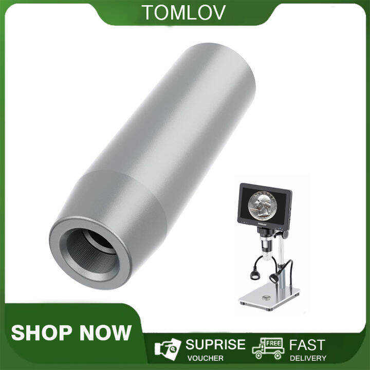 TOMLOV ET02 Digital Microscope Extension Tube 15cm, See Entire Coin ...
