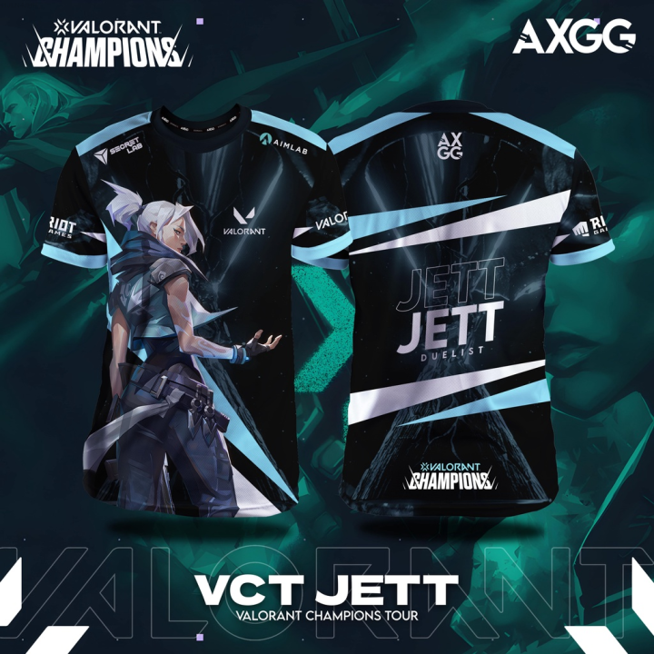Valorant VCT - Jett ' Gaming Shirt {in store} | Lazada.co.th