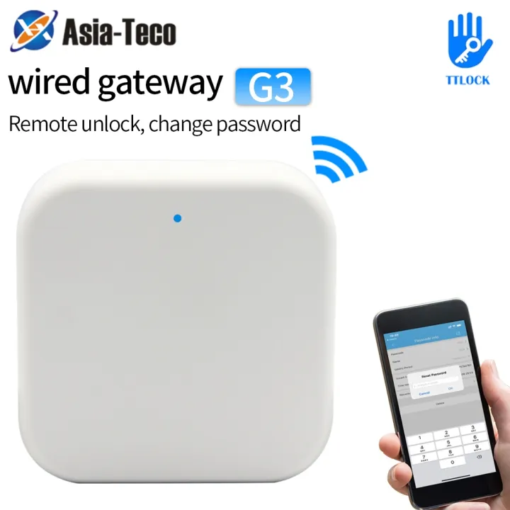 【CW】 Ttlock App New RJ45 G3 Bluetooth Wifi Converter Lock Door 2.4G ...