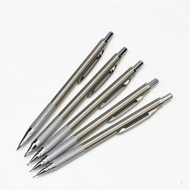 Stainless Steel Mechanical Pencil 0.3/0.5/0.7/0.9/1.3/2.0/3.0mm ...