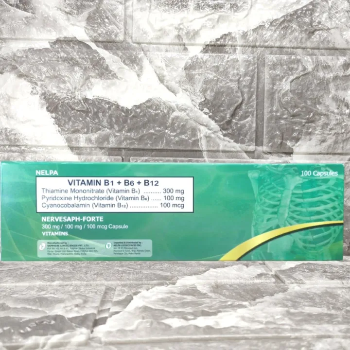 NERVESAPH - FORTE (Vitamin B - Complex) 100 Capsules | Lazada PH