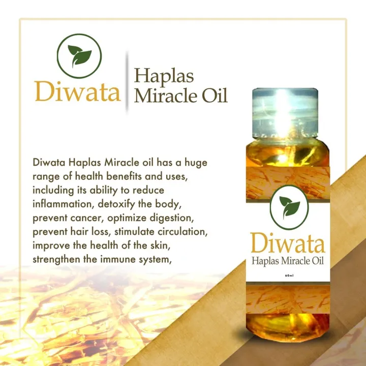 Diwata Haplas Miracle Oil 60ml | Lazada PH