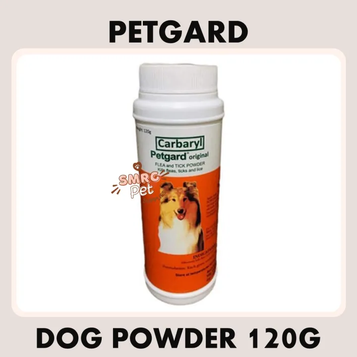 Petgard Flea and Tick Powder 120g Carbaryl Kills Fleas Ticks and Lice ...