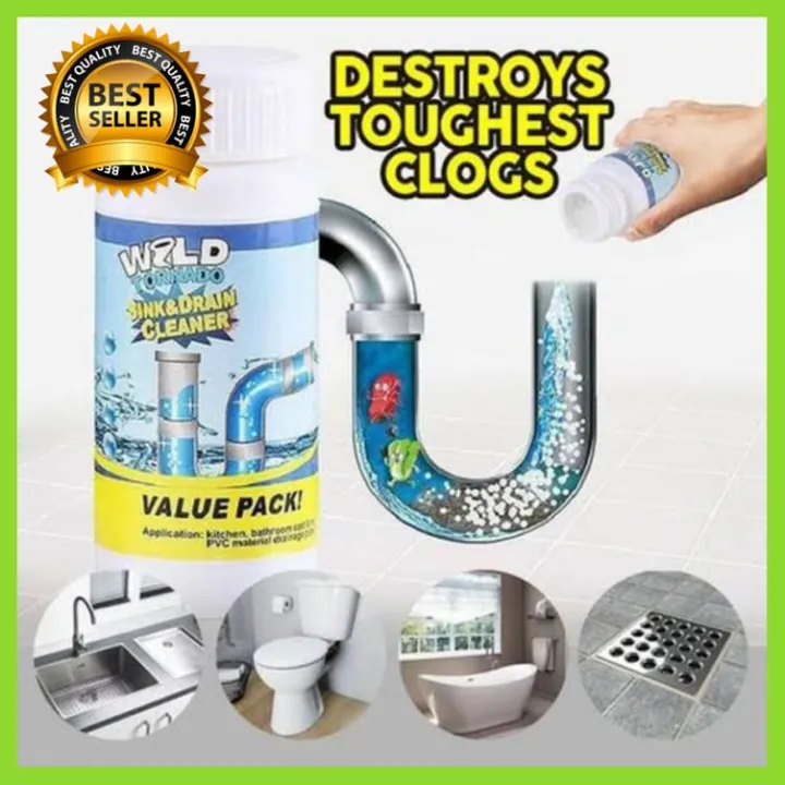 WILD TORNADO Trending Powerful Sink & Drain Cleaner PERFECT FOR HOME ...