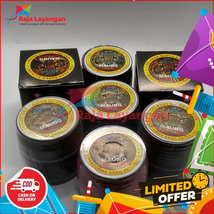 Raja Layangan - Benang Gelasan Tajam Cap Maung Jabar murah | Lazada ...