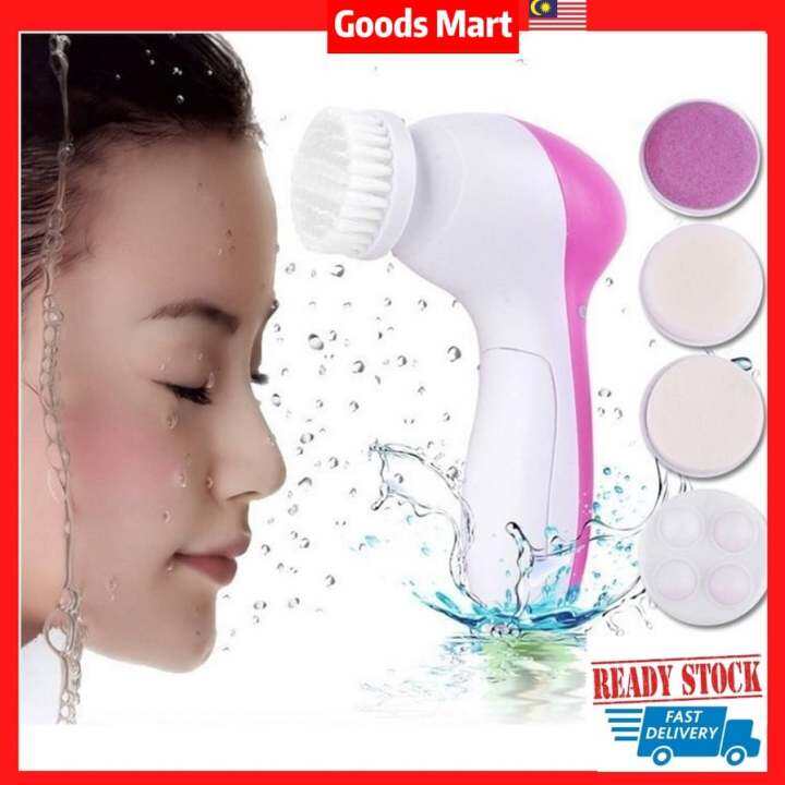 [READY STOCK] 5 in 1 Electric Facial Cleanser Body Cleanser Wash Face ...