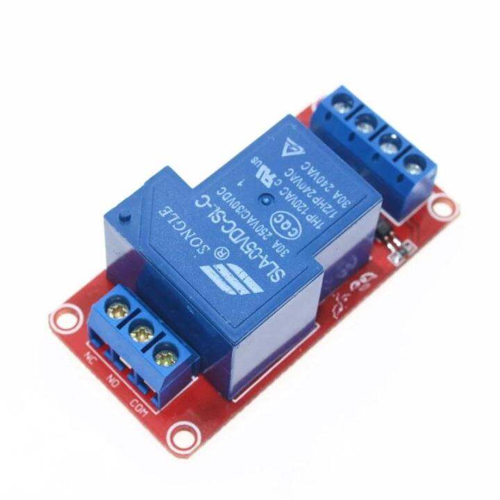 5V 30A Two-way isolation relay module High/low level trigger 5V 30A 1 ...