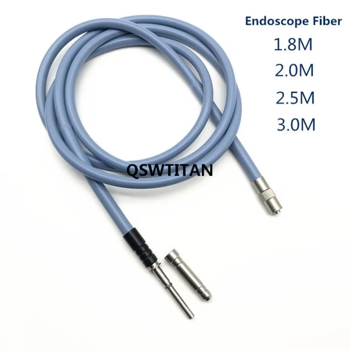 Light Source Medical Endoscop Fiber 1.8M-3M Optical Fiber Silicone ...