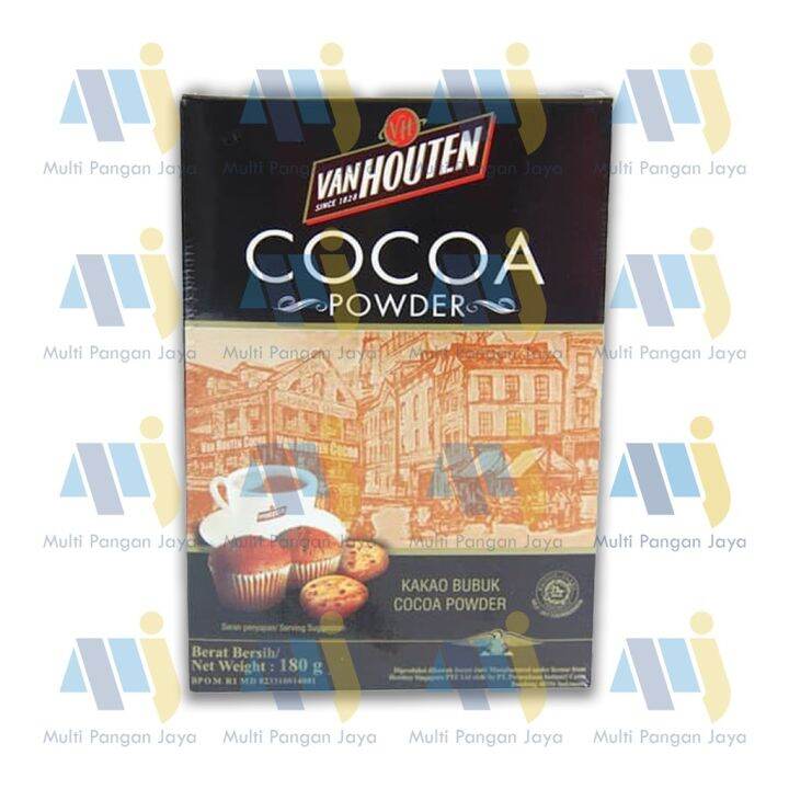 Coklat Bubuk Cocoa VAN HOUTEN Kemasan 180 Gram | Lazada Indonesia