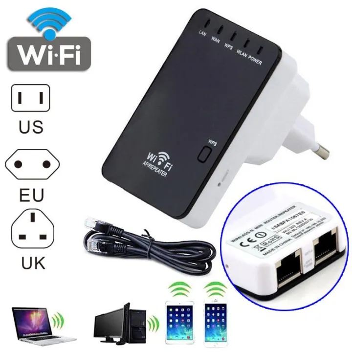 ABH 5in1 Repeater Amplifier WPS Wireless Wifi Client Router ( style:US ...