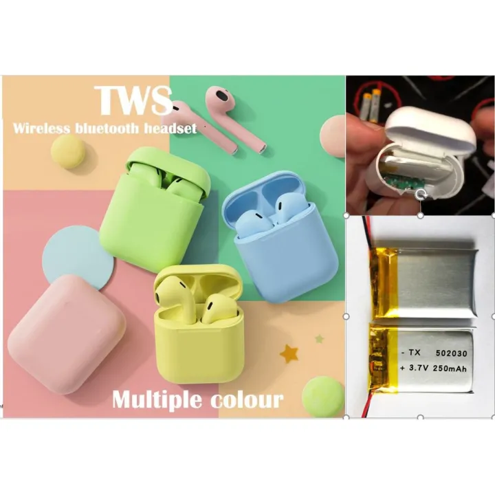 Lithium polymer battery 502030 TWS Airpod Charging Box Battery TWIS ...
