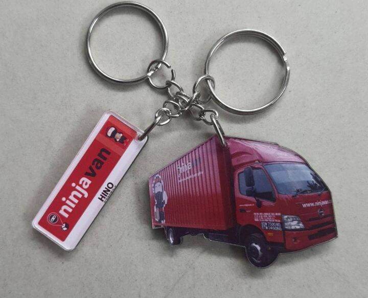 ninjavan hino lorry keychain 2d | Lazada
