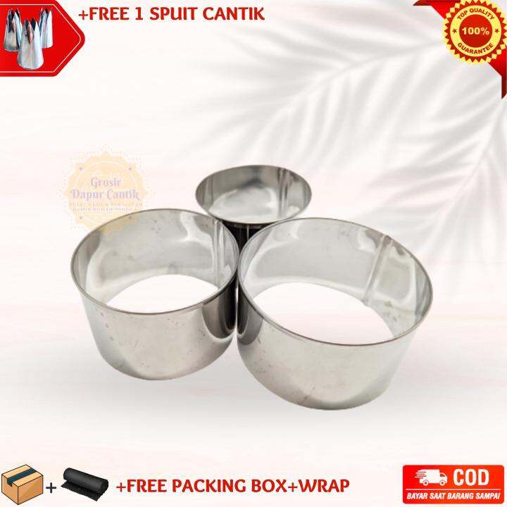 Ring Roti Bulat / Ring Burger / Ring Cupe Cake / Ring Cutter Pemotong ...