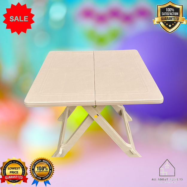 BEIGE Folding Round/Square Table "RANDOM COLOR" Home Furniture | Lazada PH