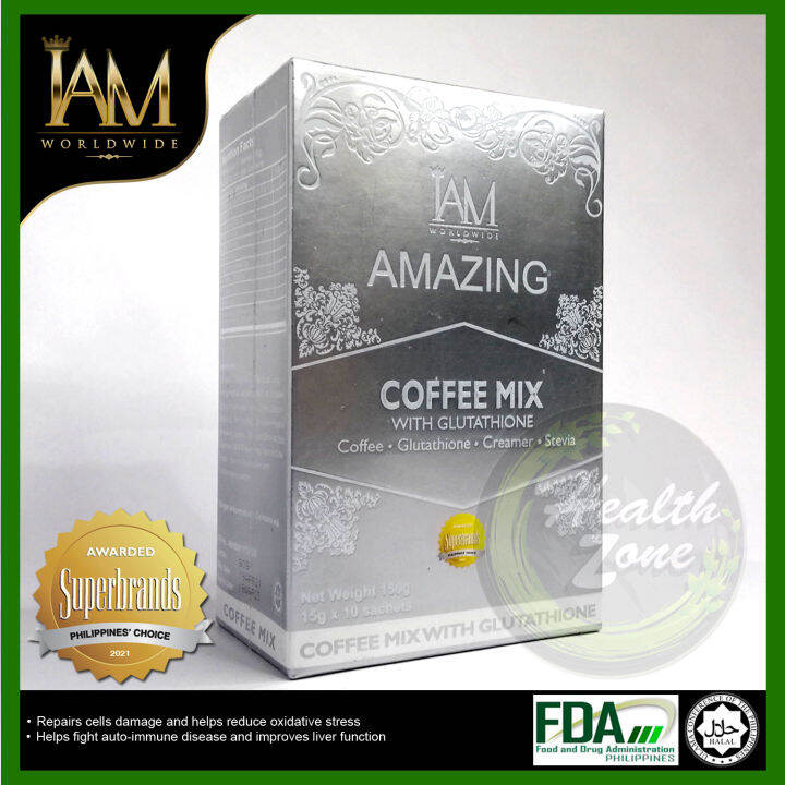 IAM Amazing Coffee Mix with Glutathione | Lazada PH