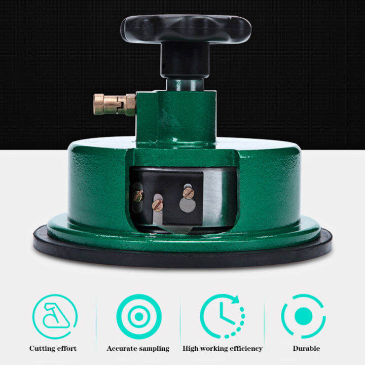 Fabric Sampler Cutter, High Precision 100 Sqcm Round Cloth Sample Disk ...